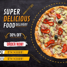 Restaurant Instagram Adverting Announcement Template | PosterMyWall