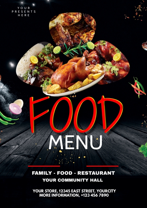 RESTAURANT Template | PosterMyWall
