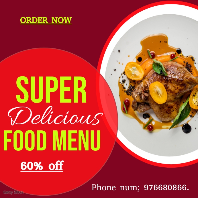 Modèle Restaurant | PosterMyWall