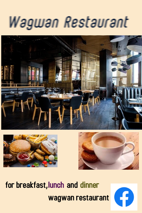 restaurant Template | PosterMyWall