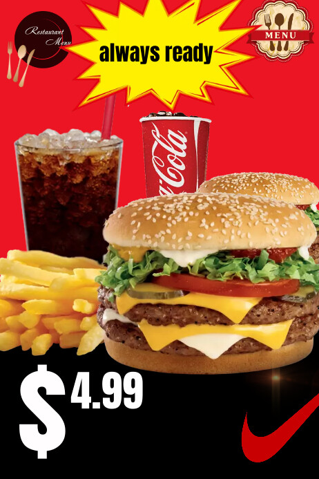 restaurant Template | PosterMyWall