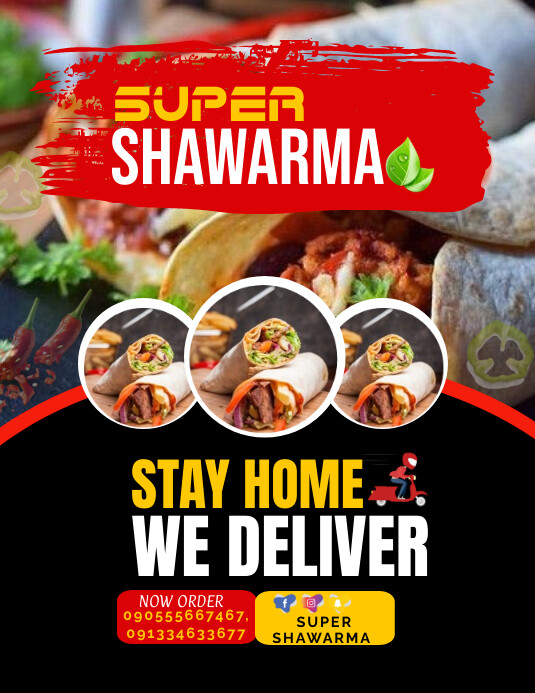 RESTAURANT Template | PosterMyWall