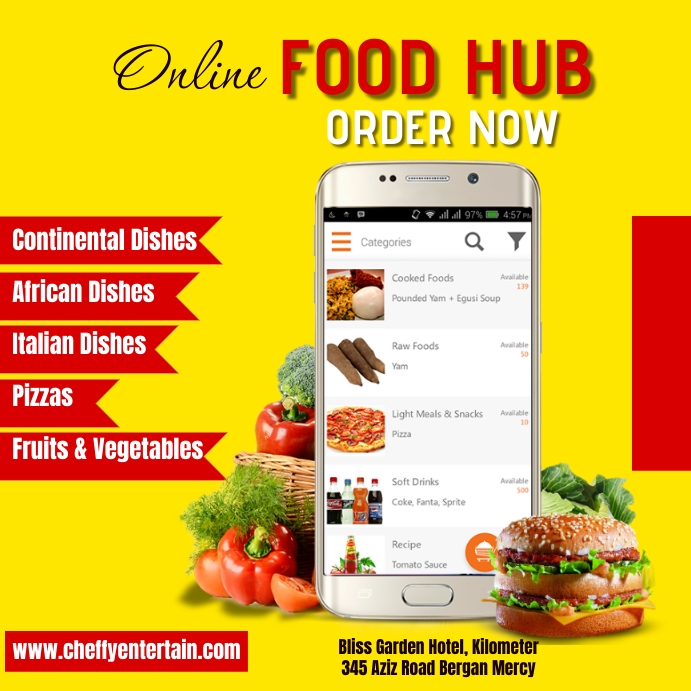 RESTAURANT Template | PosterMyWall