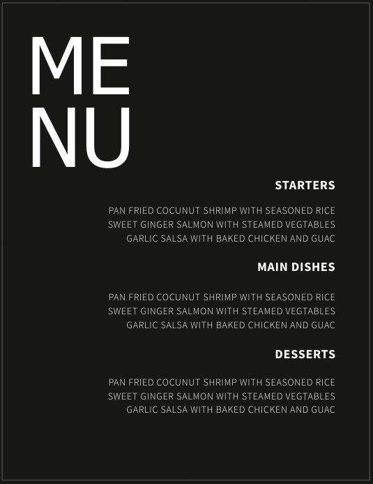 Copy of Restaurant | PosterMyWall