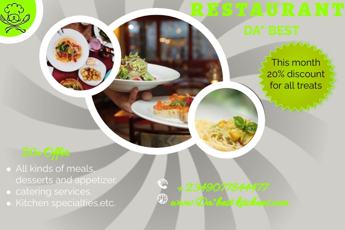 Restaurant Template | PosterMyWall