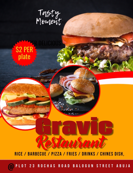 Restoran Templat | PosterMyWall