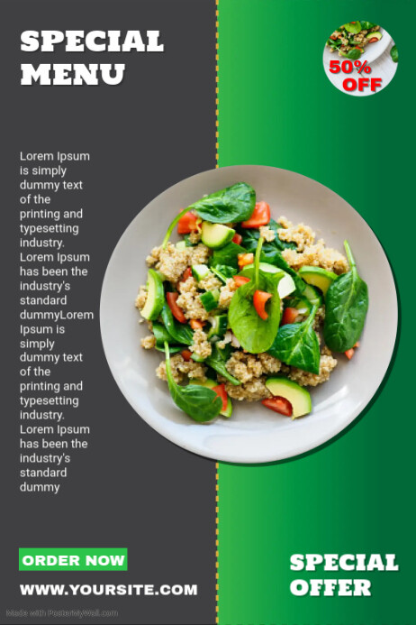 RESTAURANT Template | PosterMyWall