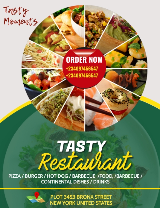 Restaurant Template | PosterMyWall