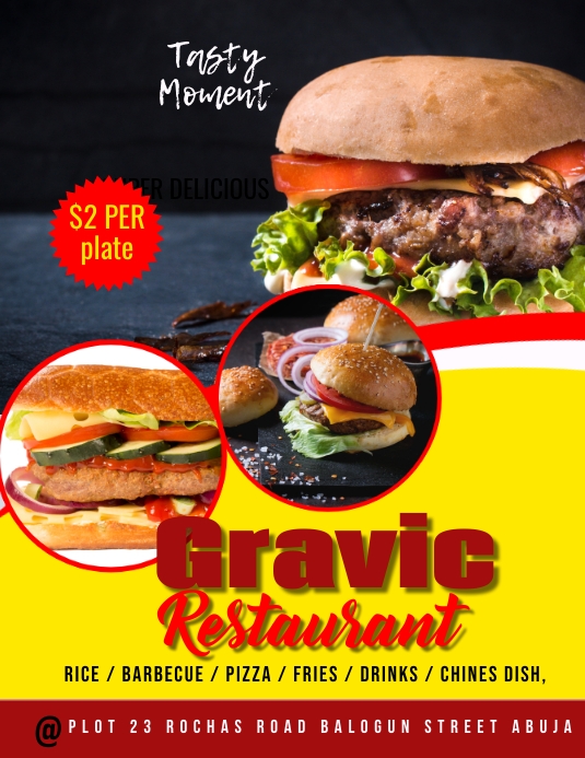 Restoran Templat | PosterMyWall