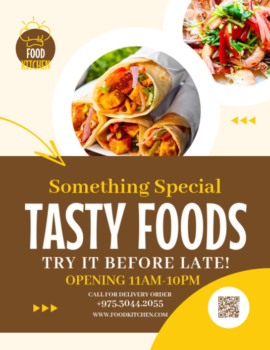 Restaurant Flyer (us Letter) Template | PosterMyWall