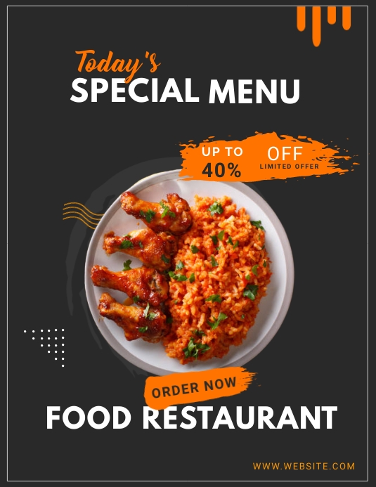 restaurant flyer (15) Template | PosterMyWall