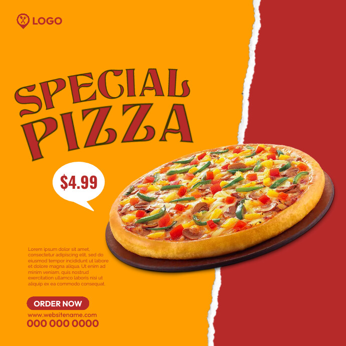 Restaurant Flyer Design Templat Postermywall