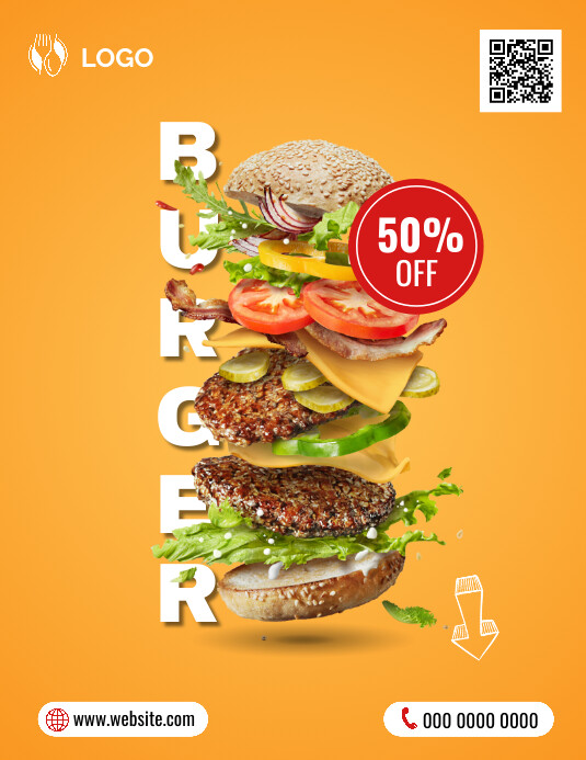 Restaurant flyer design Templat | PosterMyWall