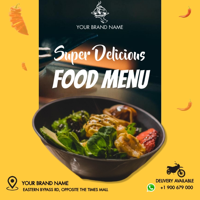 Restaurant flyer Template | PosterMyWall