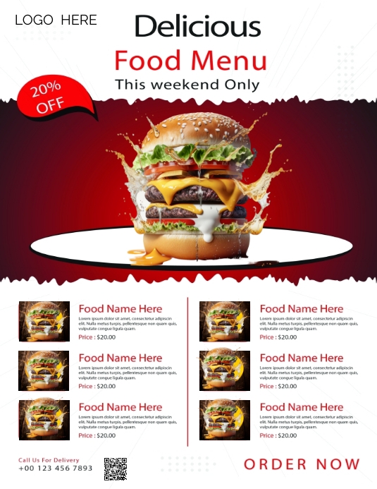 Copy of Restaurant flyer | PosterMyWall