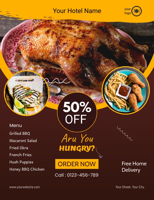 Copy of Restaurant flyer | PosterMyWall