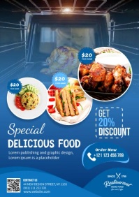 Restaurant ads Template | PosterMyWall