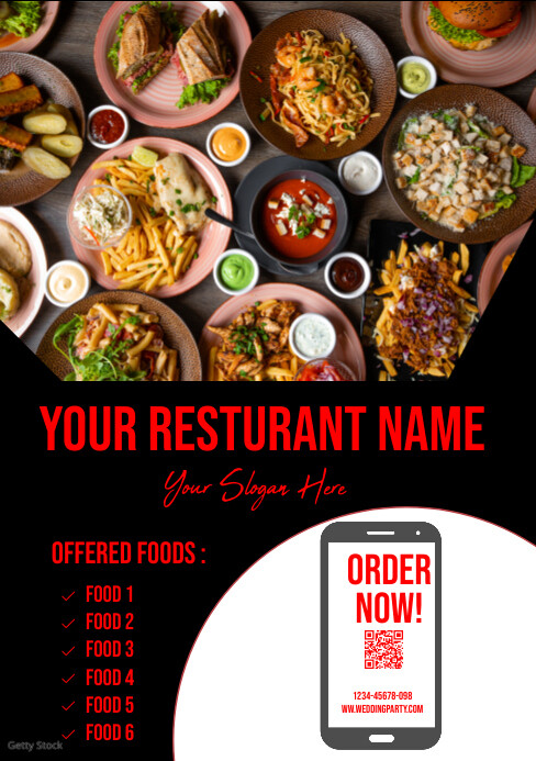 Copy of Restaurant flyer | PosterMyWall