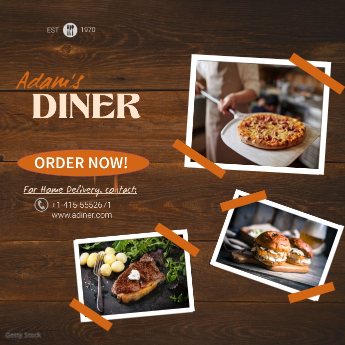 Restaurant flyer / poster / ad Template | PosterMyWall