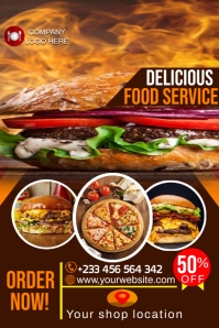Restaurant flyer Template | PosterMyWall