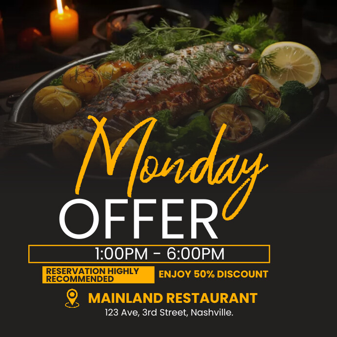 RESTAURANT FLYERS Template | PosterMyWall