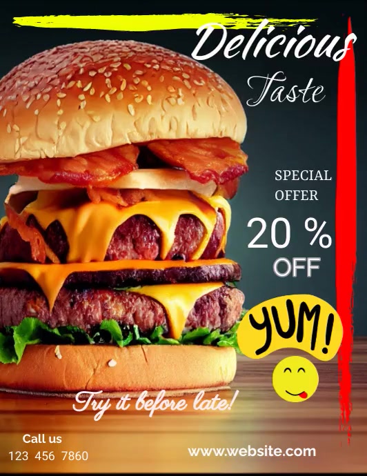 RESTAURANT FLYERS TEMPLATE | PosterMyWall