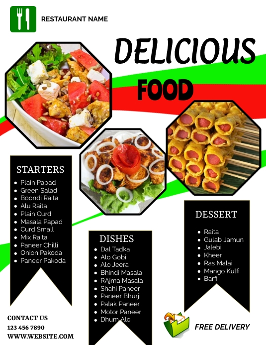 RESTAURANT FLYERS TEMPLATE | PosterMyWall