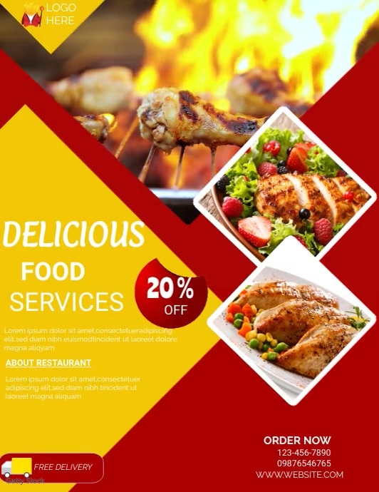 RESTAURANT FLYERS TEMPLATE | PosterMyWall