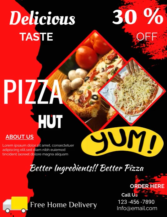 RESTAURANT FLYERS TEMPLATE | PosterMyWall