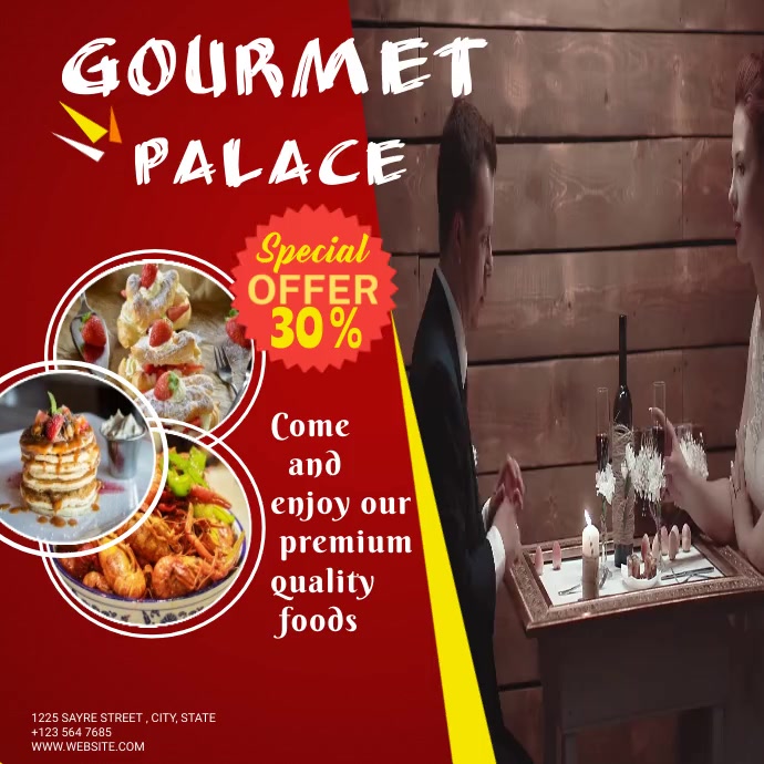 RESTAURANT FLYERS TEMPLATE | PosterMyWall