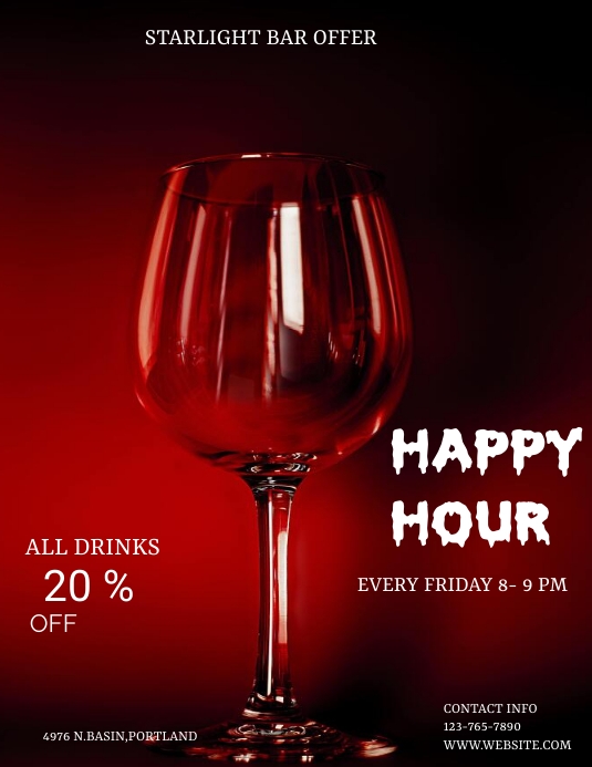 BAR FLYERS TEMPLATE | PosterMyWall