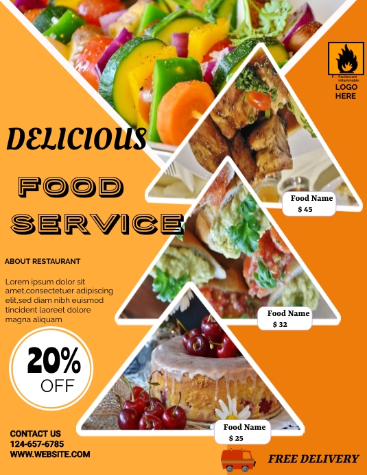 RESTAURANT FLYERS TEMPLATE | PosterMyWall