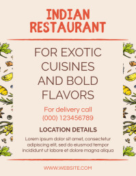 Restaurant Flyers: Indian Template | PosterMyWall
