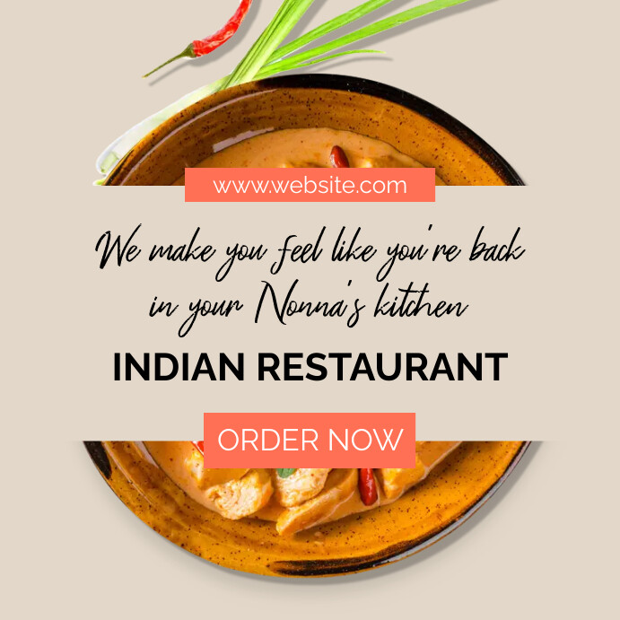 Restaurant Flyers: Indian Template | PosterMyWall