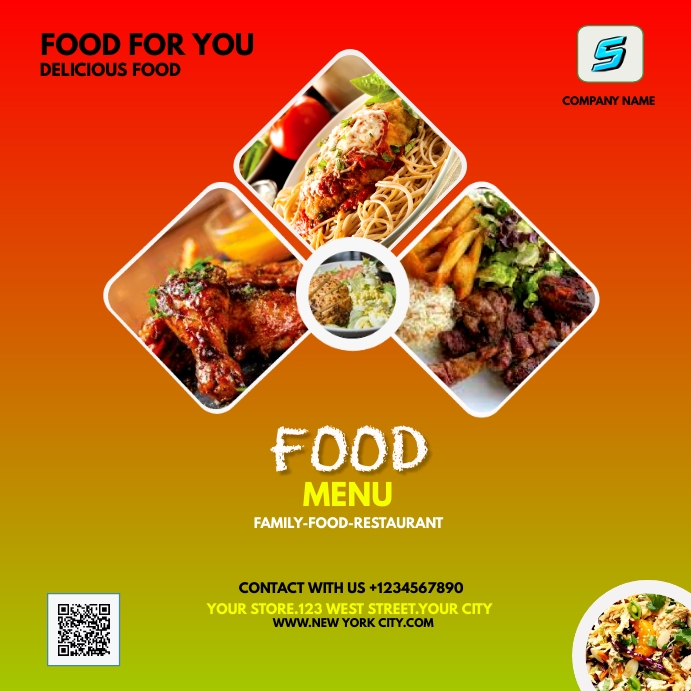 Copy of Restaurant food (1) | PosterMyWall
