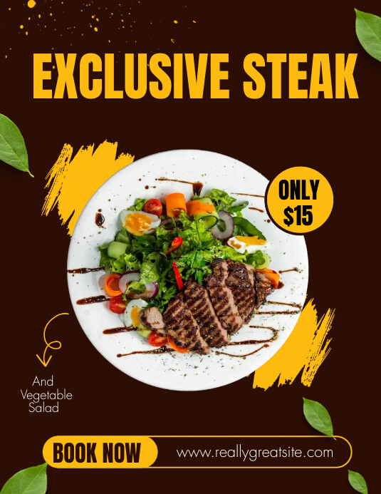 restaurant food instagram poster Template | PosterMyWall