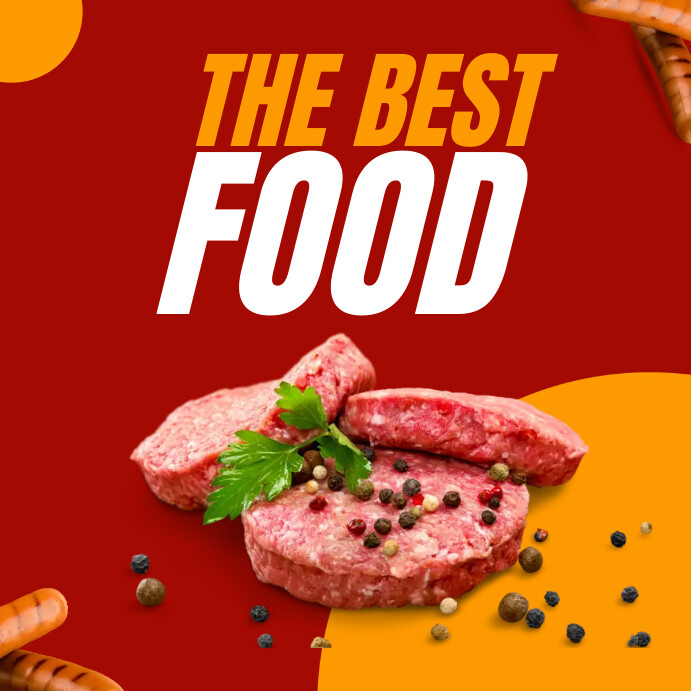 restaurant food instagram poster Template | PosterMyWall