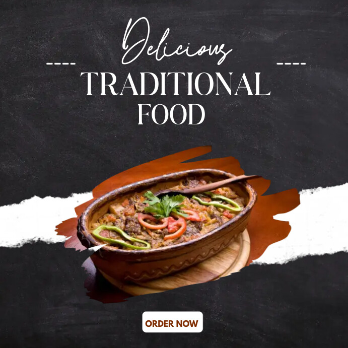 restaurant food instagram poster Template | PosterMyWall