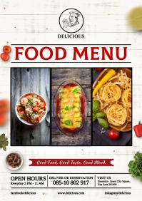 Restaurant Appetizer Food Menu Flyer Template | PosterMyWall