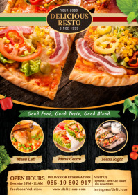 Restaurant Appetizer Food Menu Flyer Template | PosterMyWall