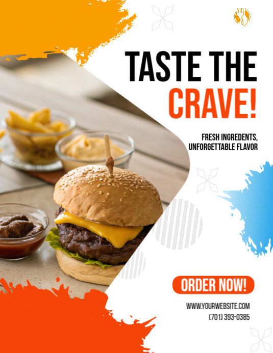 Restaurant Food Menu Flyer Template | PosterMyWall