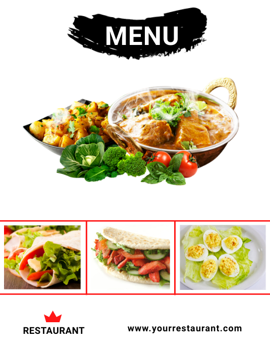 Templat Menu Makanan Restoran | PosterMyWall