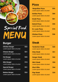 Food Menu Template | PosterMyWall