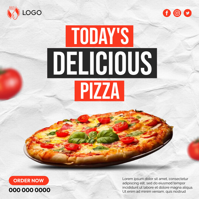 Restaurant instagram post Template | PosterMyWall