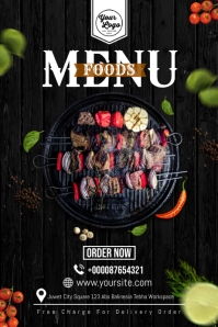 Restaurant Menu Cover Template | PosterMyWall