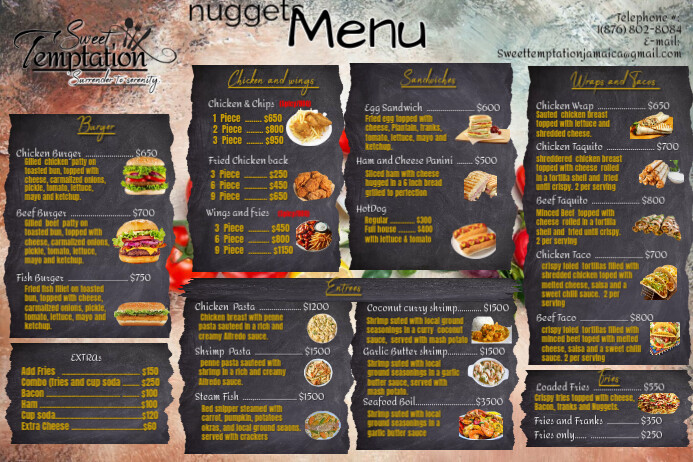 Modèle restaurant menu | PosterMyWall