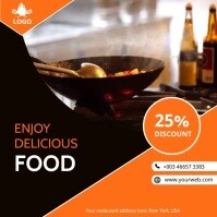 Restaurant Ads Template | PosterMyWall