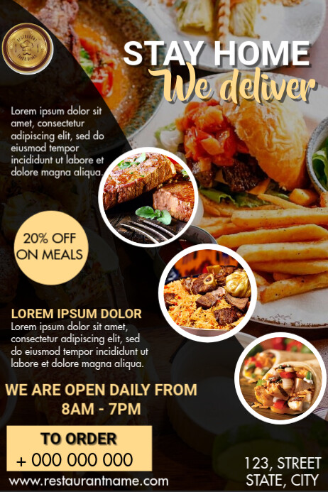 Menu Templat | PosterMyWall