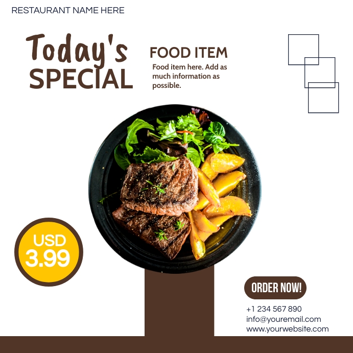 Menu Templat | PosterMyWall