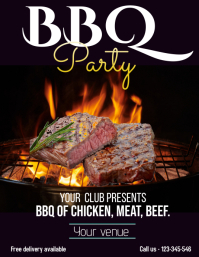 BBQ Ribs Cooking Contest competition Flyer Template | PosterMyWall